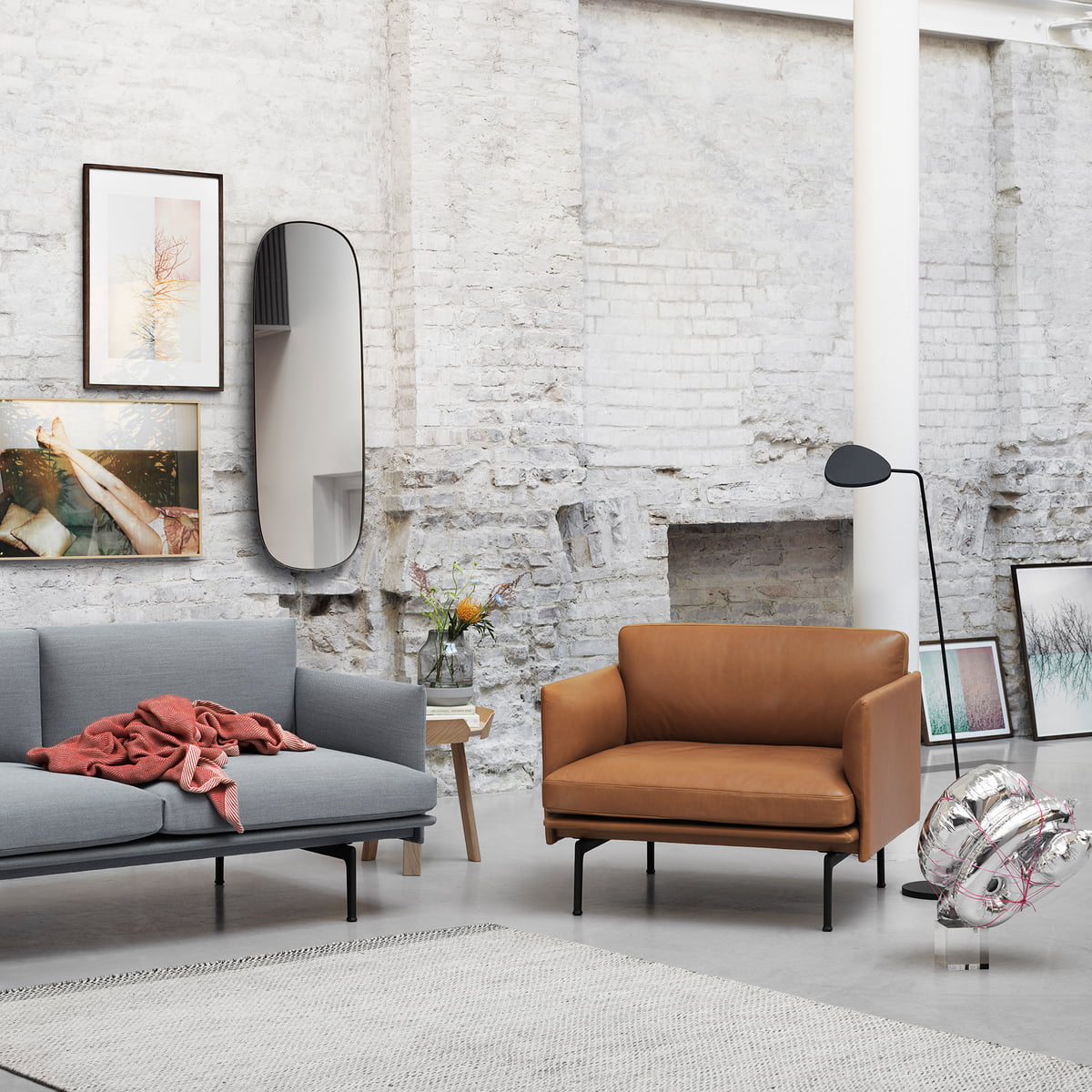 Outline Armchair Leather by Muuto | Connox